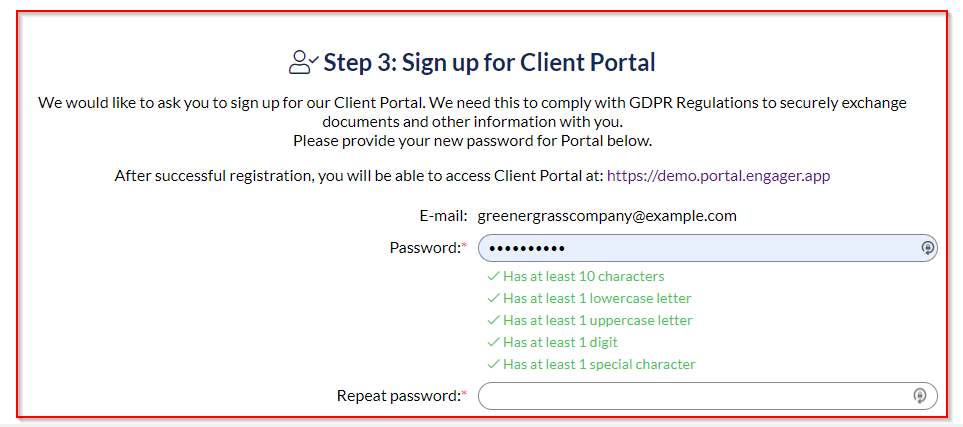 How do I invite my client to their portal, reminding clients of their ...