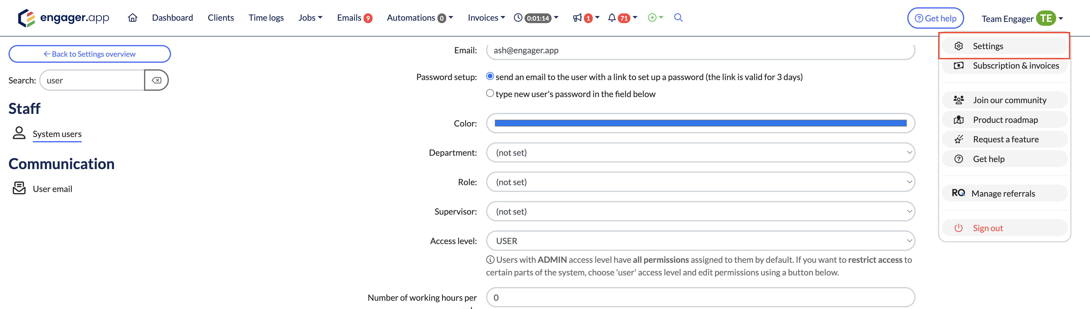 How to Add a New User to Engager – Engager.app